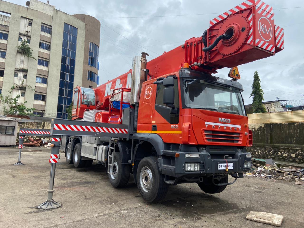 Z RAM RAM 220 22 Mtr Truck Mounted Boom Lift - Gandhi Cranes